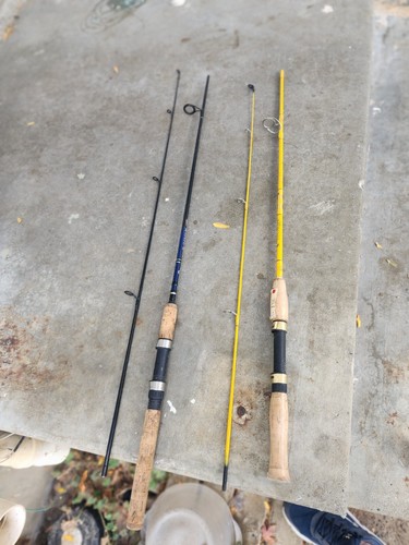 fishing rods LOT OF 2/ daiwa 5ft 6in rod/ eagle claw 5ft/ light action ...