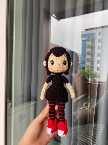 Crochet Mavis Doll, Handmade Little Dracula Mavis Doll, Amigurumi Dolls ...