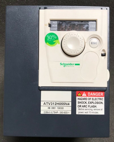 Schneider ATV312H055N4 0.75hp 0.55kw 380-500v 3ph 3/4hp Altivar | eBay