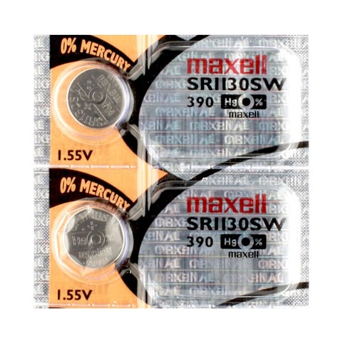 Maxell 390 SR1130SW Silver Oxide Watch Battery (2 Batteries) | eBay