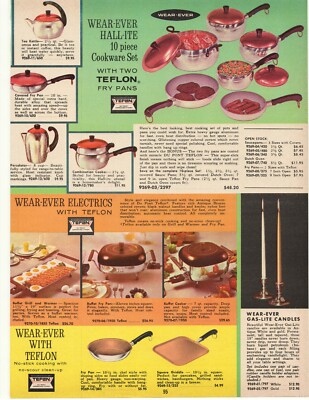 1966 Wear-Ever Cookware & Ekco Flint Cookware Double Sided ...