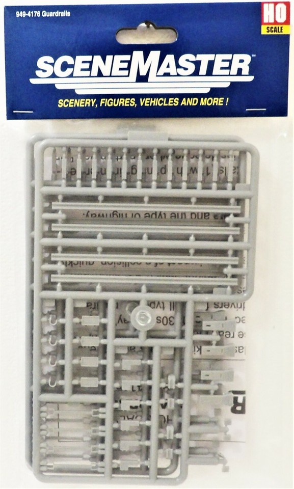 HO Scale Walthers SceneMaster 949-4176 Roadway Highway Guardrails | eBay