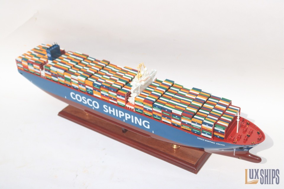 Cosco Shipping Container Model Ship 72cm | eBay
