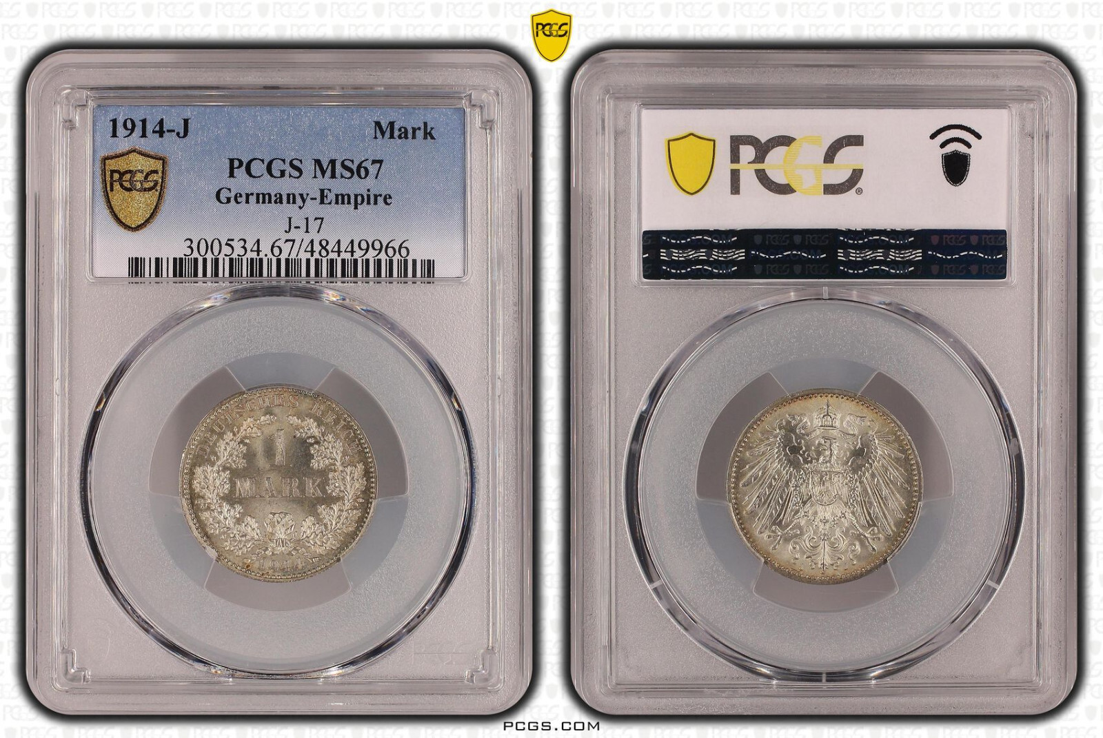 Germany 1914-J 1 Mark PCGS MS67 | eBay