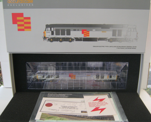 Accurascale Class 50 ACC2216 BR No. 50149 Defiance DCC Ready Version ...