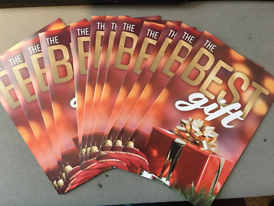 Lot 12 New "The Best Gift" Bookmarks Leaflet Gospel Bible Christian ...