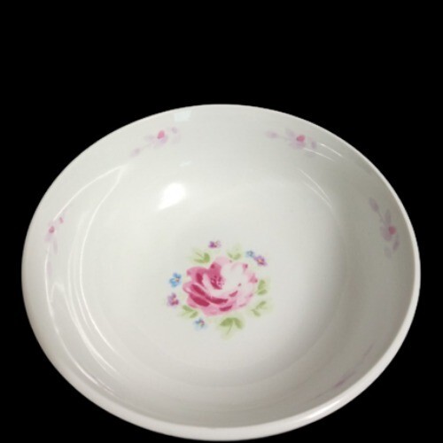 Gibson Designs HEAVENLY ROSE 4-Cereal Bowls 5 7/8” D Pink Rose ...