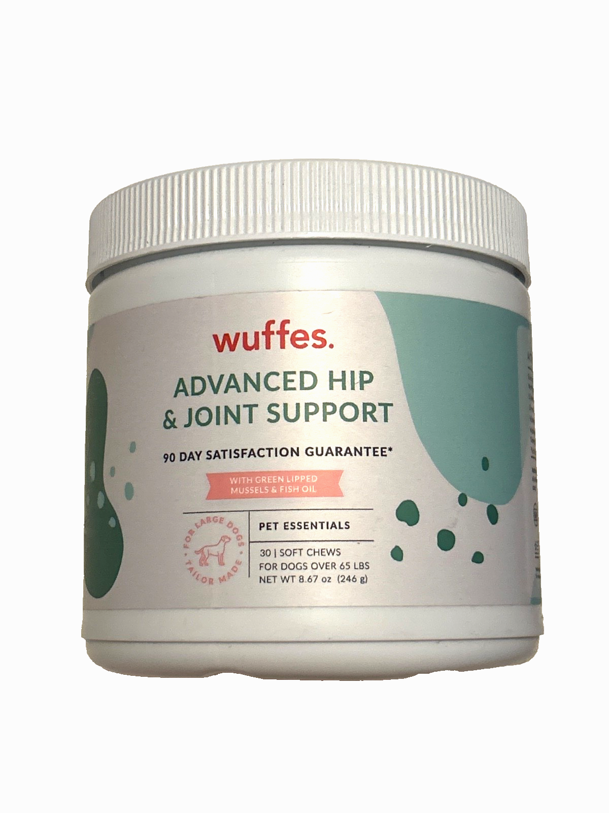 Wuffes Advanced Hip And Joint Support For Dogs Over 65 Pounds Soft ...