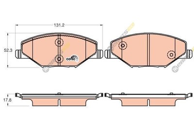 1 x TRW Brake Pad Set disc brake GDB2027 | eBay Australia