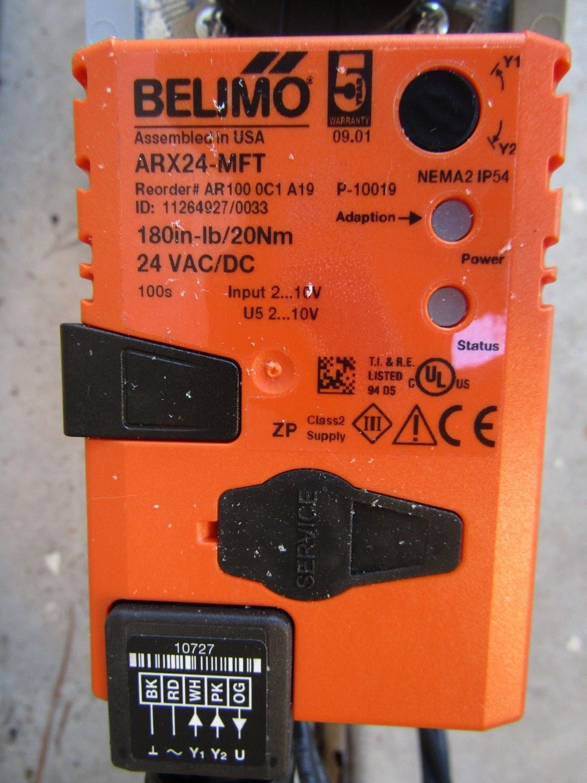 Belimo ARX24-MFT PICCV-50-048-PT Actuator 2" Ships Same Day of the ...