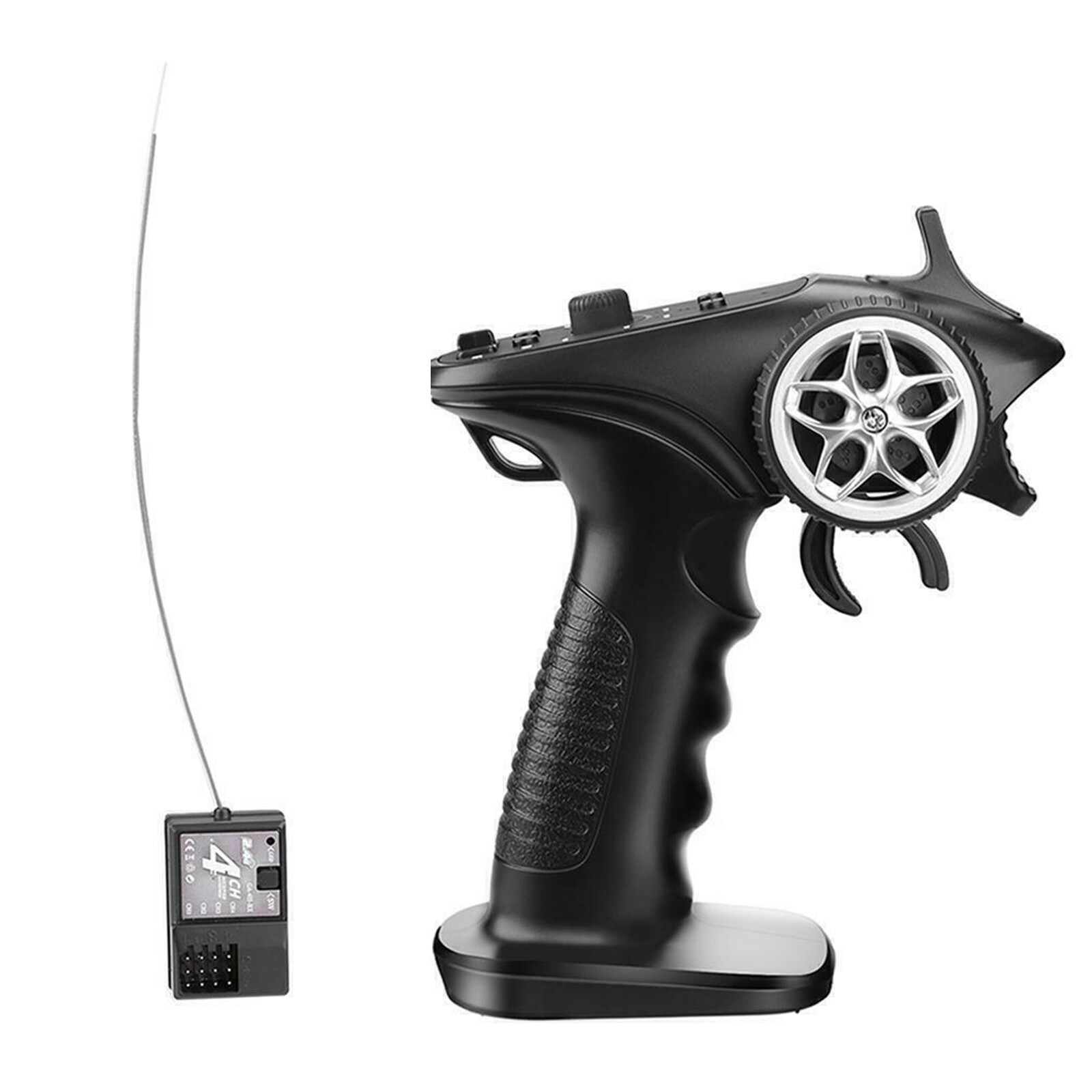 2.4GHz 4Channel Radio Remote Controller Transmitter Receiver Fit RC Car ...