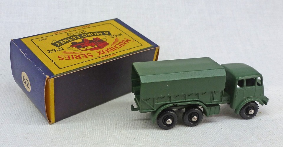 Moko Lesney Matchbox Toys MB62a Army Service Lorry with B3 Type Box | eBay
