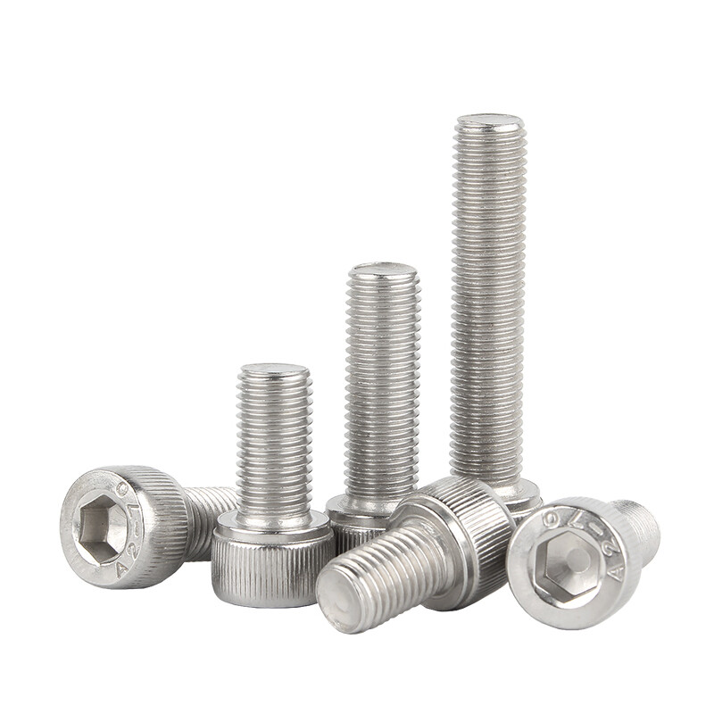 Stainless Steels A2 Hex Socket Screws Fine Thread Cap Head Bolts M6 M8 ...