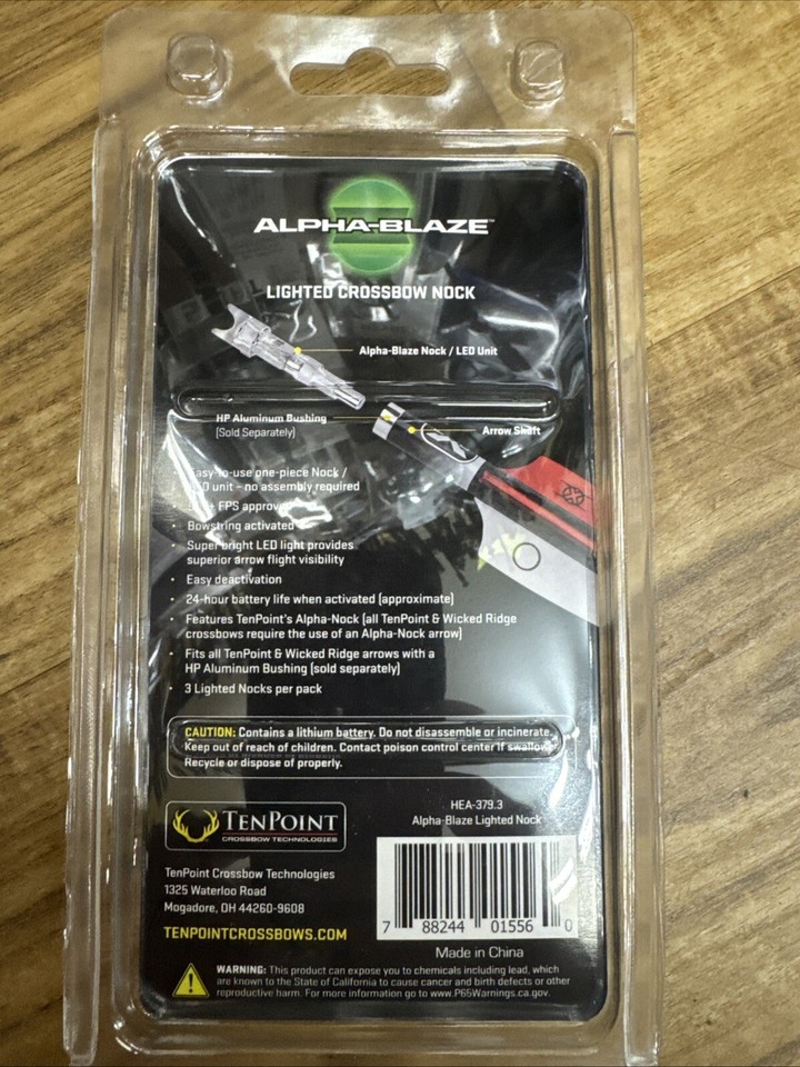 tenpoint alpha blaze | eBay