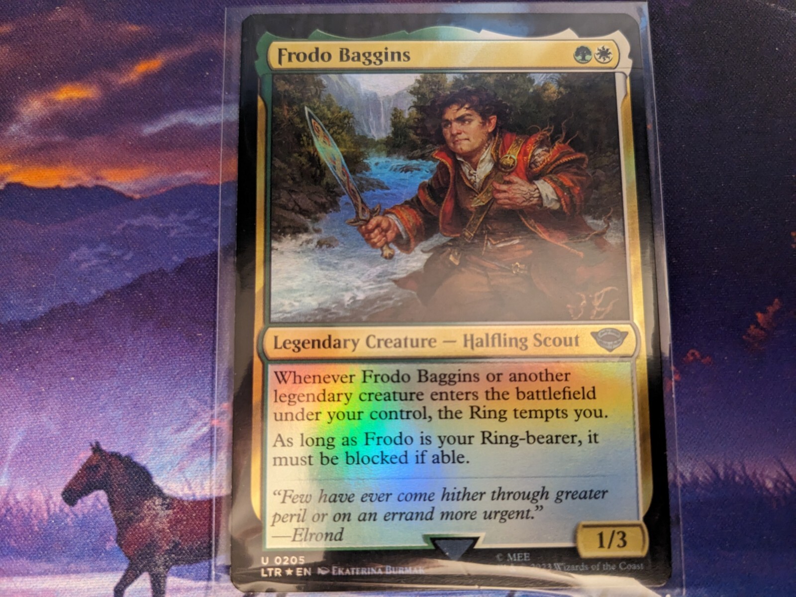 MTG Magic: The Gathering FOIL Frodo Baggins LTR NM! | eBay