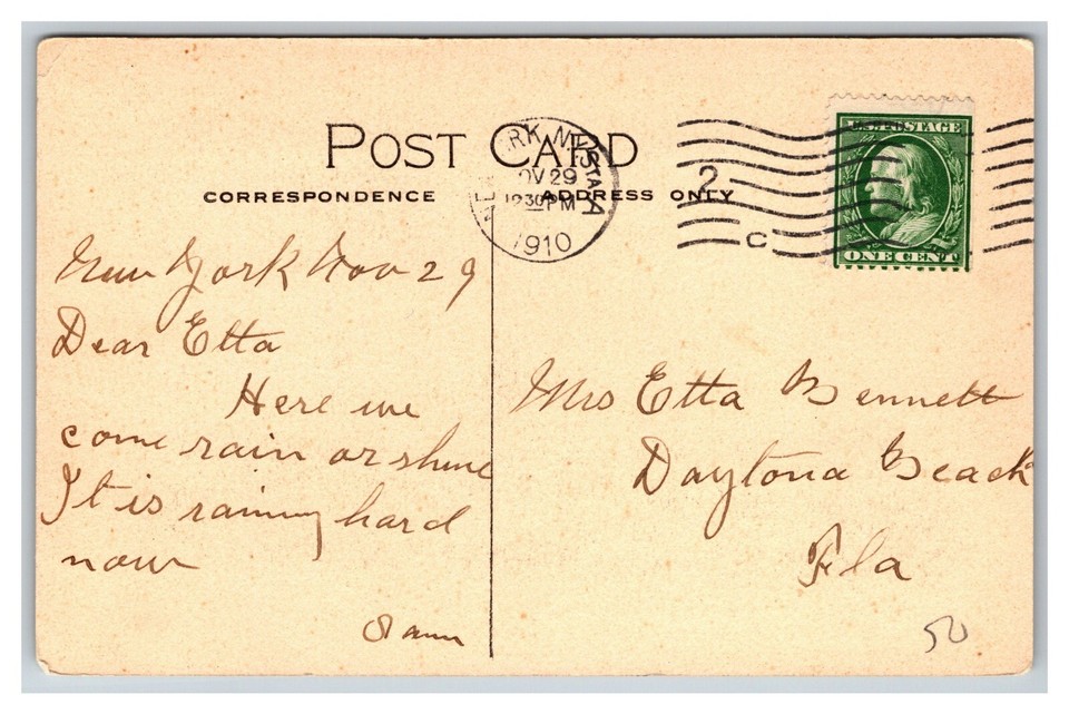 1910 Antique Postcard SS Mohawk Steamer Ship New NY Clyde Steamship CO ...