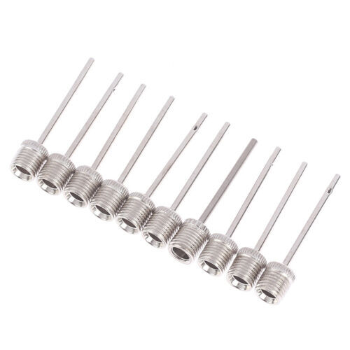 10PCS Stainless Steel Pump Pin Sports Ball Inflating Pump Needle For ...