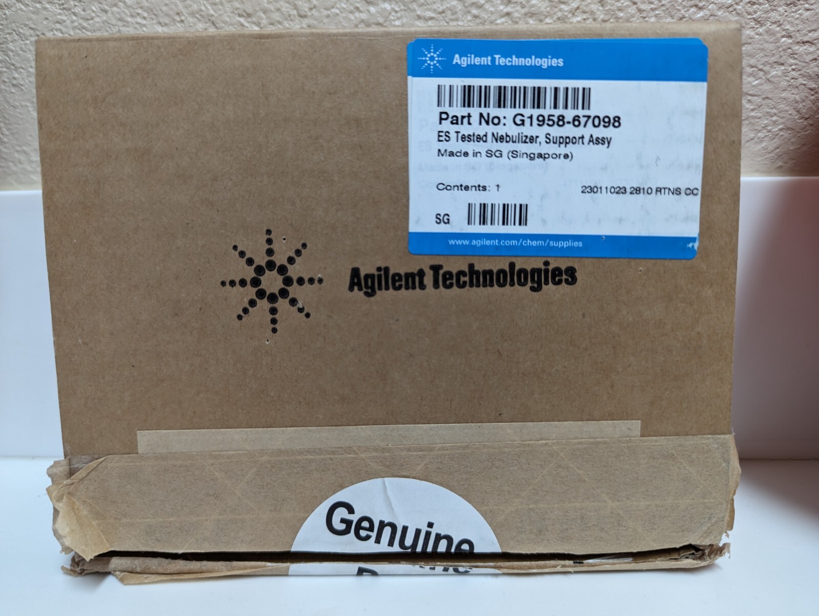 BRAND NEW! Agilent G1958-67098 ES Tested Nebulize* Assembly - FAST ...