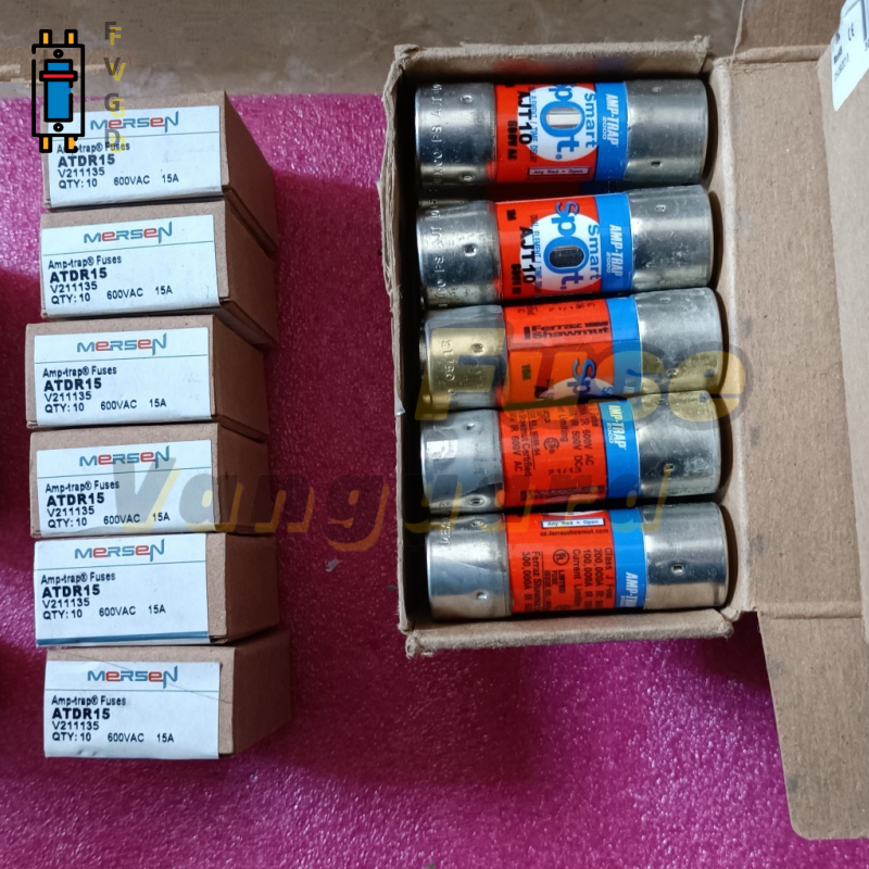 10PCS/BOX Ferraz Shawmut ATDR15 15A 600V TIME DELAY Fuse ATDR-15 | eBay