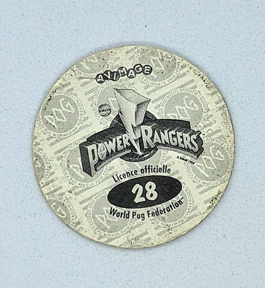 Pog Power Rangers 28 Avimage Pogs Kini Kinis Slammers Caps Flip Tazos ...