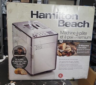 Hamilton Beach 29888 Premium Dough & Bread Maker Machine | eBay