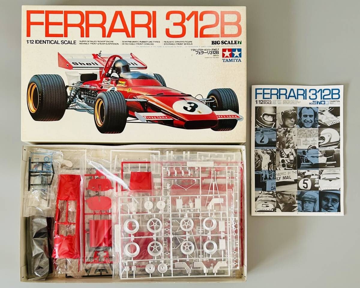 FERRARI 312B 1/12 Big scale series NO.7 model kit 312B F-1 12007 TAMIYA ...