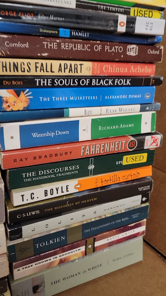 RANDOM Lot of 5 Classic Paperback Literature Books Penguin Orwell ...