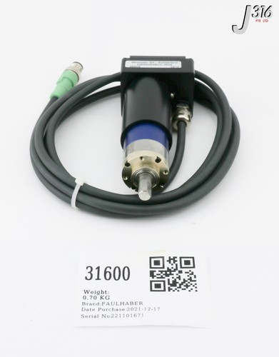 31600 FAULHABER BRUSHLESS DC-SERVOMTR 3564.06426 W/ PLANETARY GEARHEAD ...