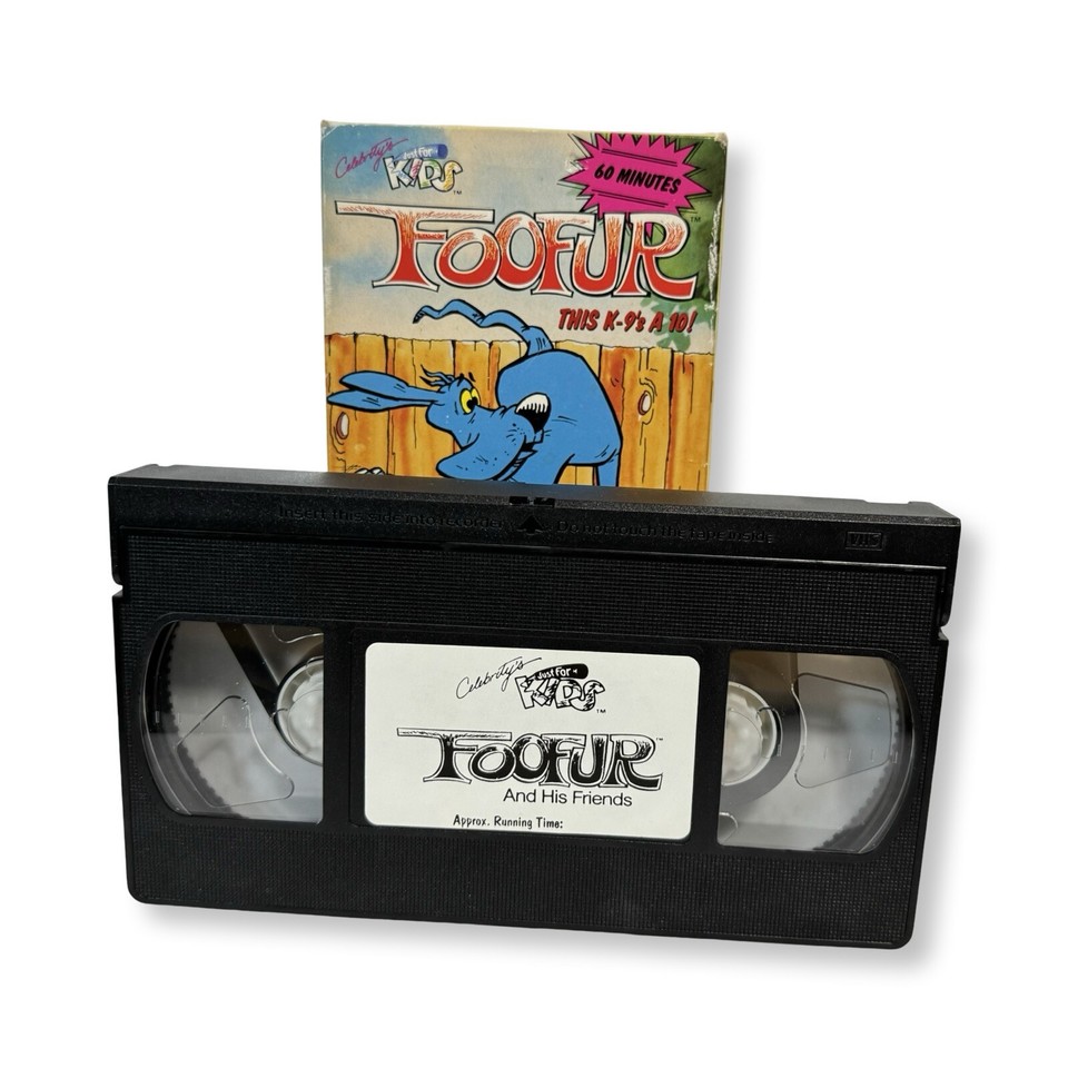 Vintage FOOFUR (VHS) THIS K-9’S A 10 - 1986 Hanna-Barbera - VGUC | eBay