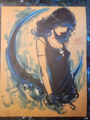 Death Of The Endless Original Comic Art Signed 8.5x11 COA Included | eBay