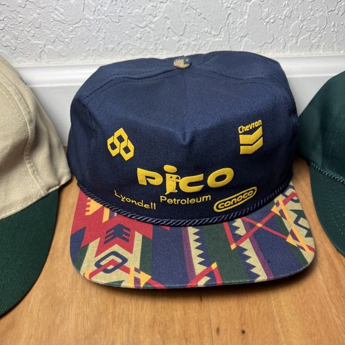 Vintage Pico petroleum Oil Field Hats Chevron Arco Conoco Lot Of 3 | eBay