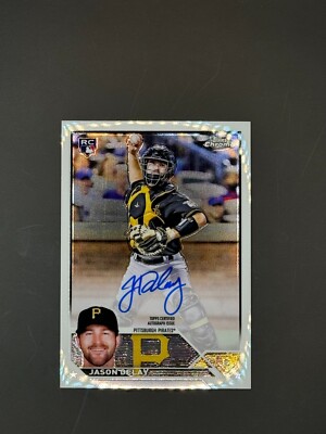 2023 Topps Chrome Update Jason Delay Rookie Auto Pittsburgh Pirates #RA ...
