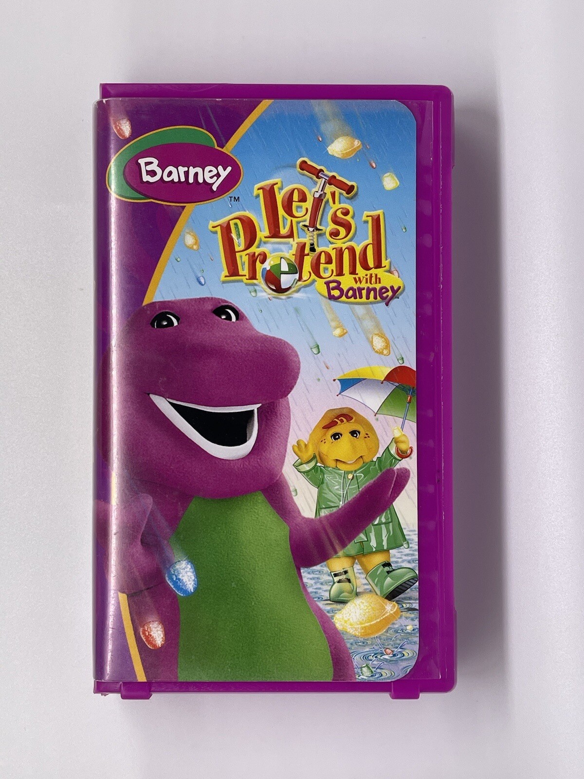 Barney Friends Let’s Pretend White VHS | Grelly USA