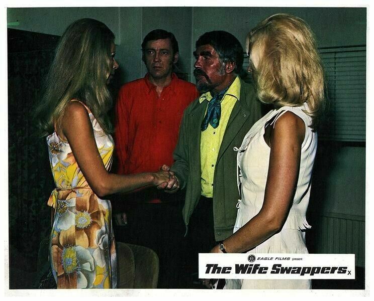 The Wife Swappers Lobby Card Larry Taylor Valerie St John British ...