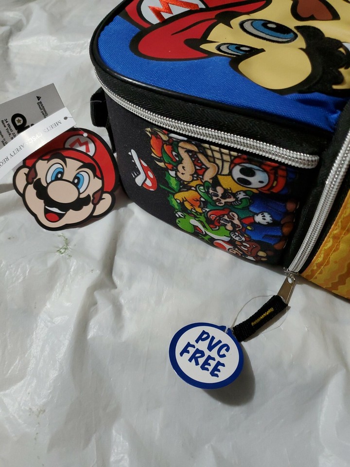 Nintendo Super Mario Soft Sided Double Compartment Lunch Box Insulated ...
