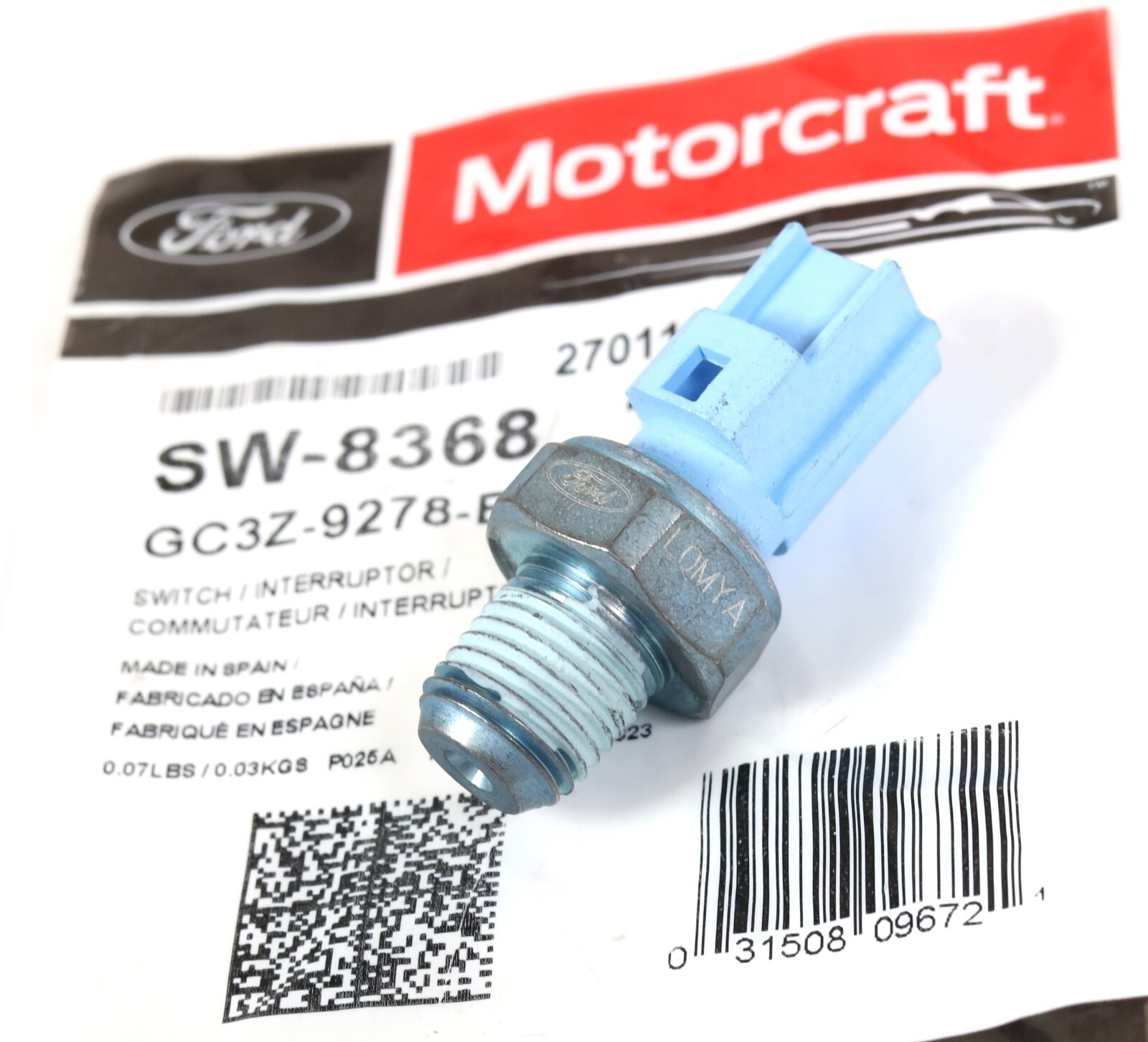 Genuine Motorcraft SW-8368 Engine Oil Pressure Sensor 2011-2019 6.7L ...