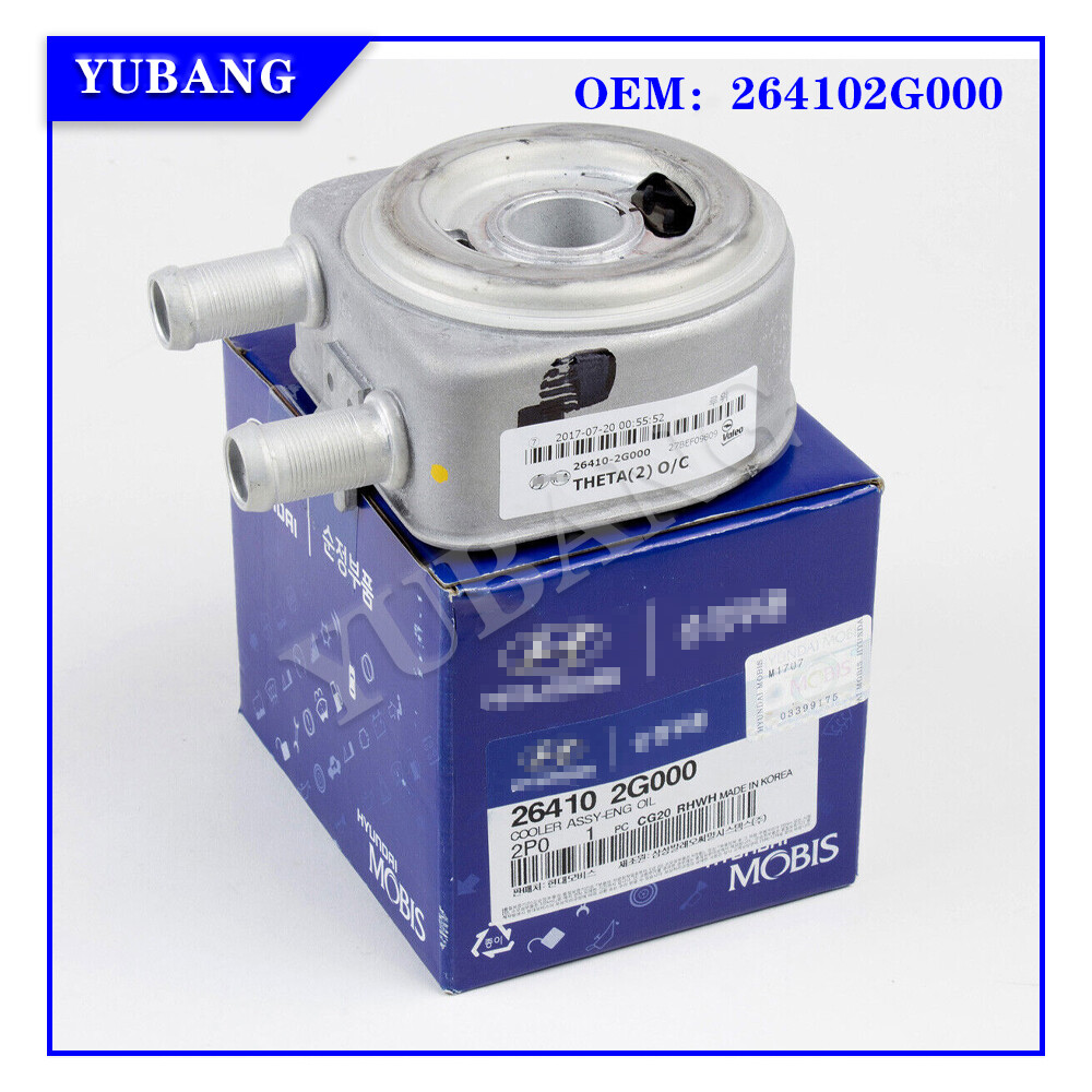 Gen-uine for Hyundai Kia Oil Cooler Fits 2001-2015 2.0L 2.4L 26410 ...