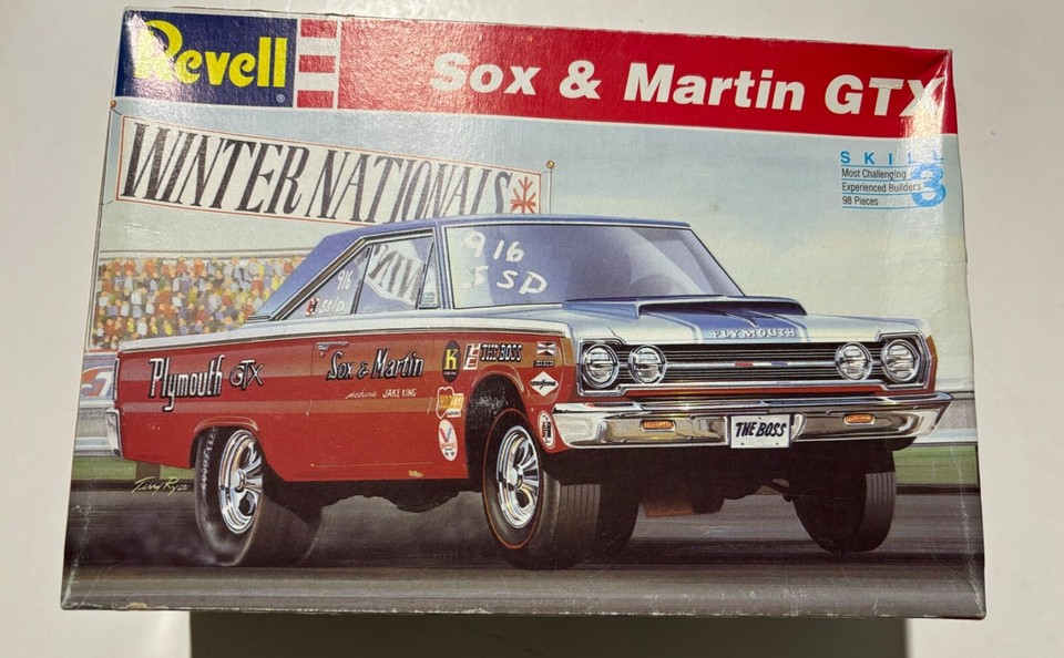 Model Car Parts - Revell 1967 Sox & Martin GTX Chassis suspension ...