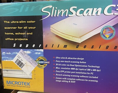 Microtek Computer Flatbed Scanner | 300x300 DPI | 36 Bit | A4 (210 x ...