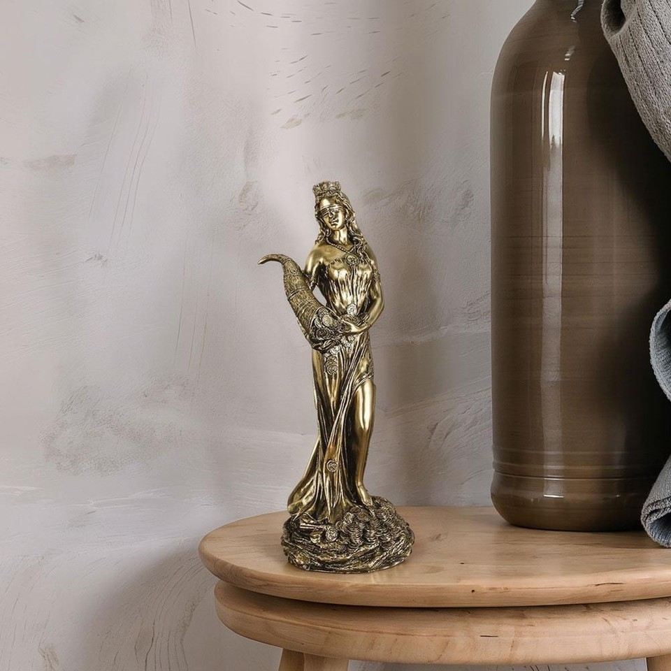 Goddess Of Wealth Tyche Lady Luck Fortuna Veronese Statue* P7Z2 | eBay UK