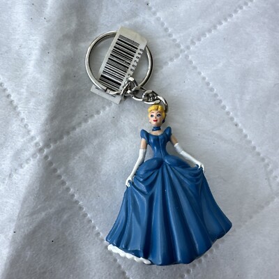 Disney Princess Cinderella PVC Resin Figurine Key Chain 2” | eBay