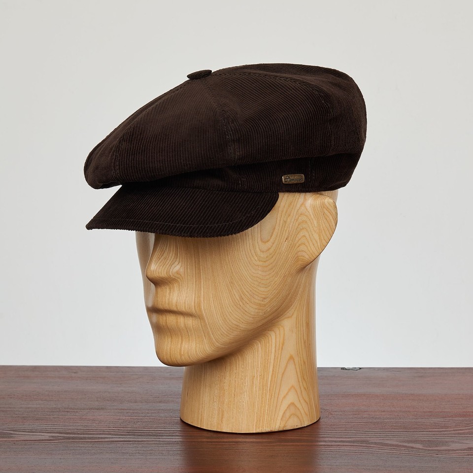 Sterkowski VIGO Corduroy Newsboy Cap Traditional Cabbie Gatsby Paper ...
