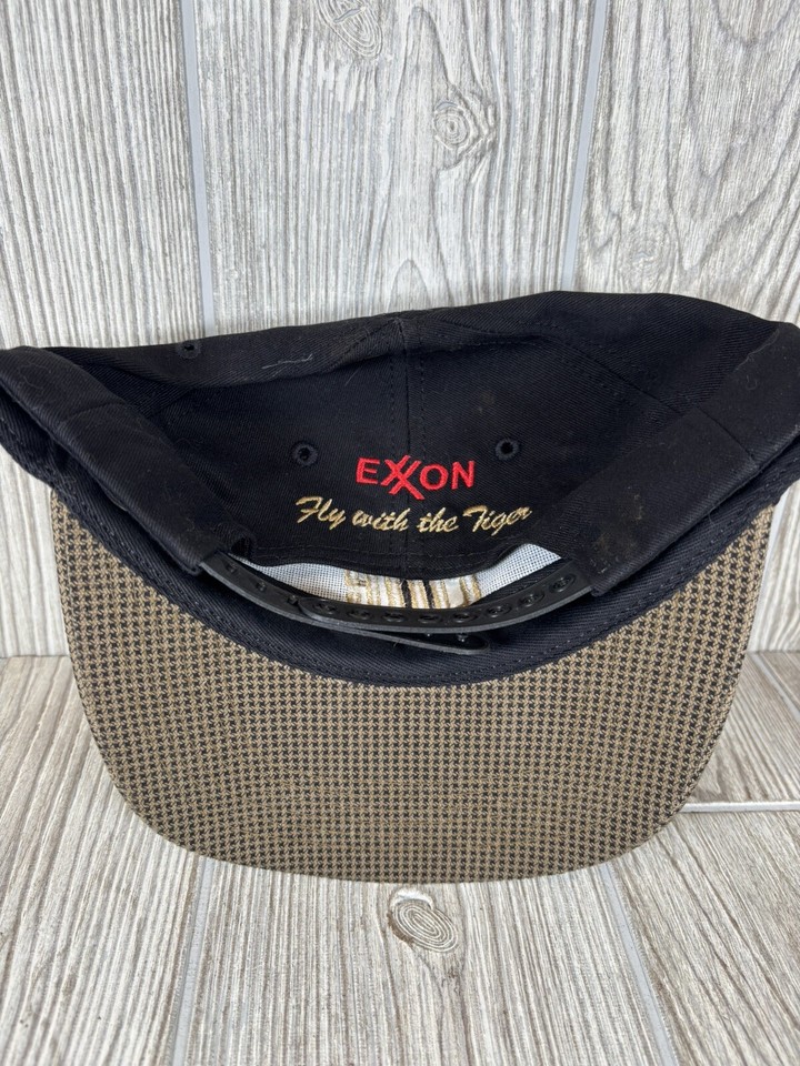 Elite Exxon Tiger Hat Snapback Legend Cap Embroidered Words Logo Black ...