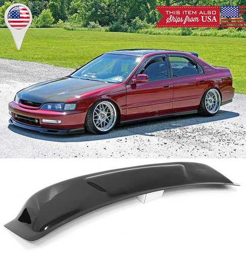 Rear Roof Spoiler Visor Sun Vent Rain Wind Guard Shade For 94-97 Accord ...