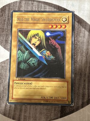 Carta Yugioh Neo The Magic Swordsman Sdy Prima Edizione Lingua Inglese ...