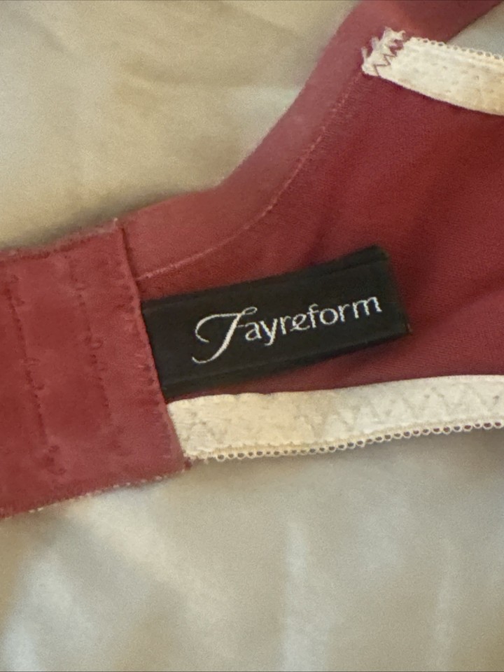 Fayreform Red Lace Underwire Bra F20-579 Size 34E | eBay