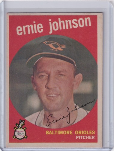 1959 Topps Baseball #279 Ernie Johnson - Baltimore Orioles | eBay
