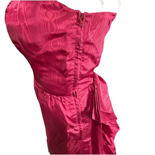 Unbranded Women’s Dress Pink Strapless Bow All The Way Down The Back ...