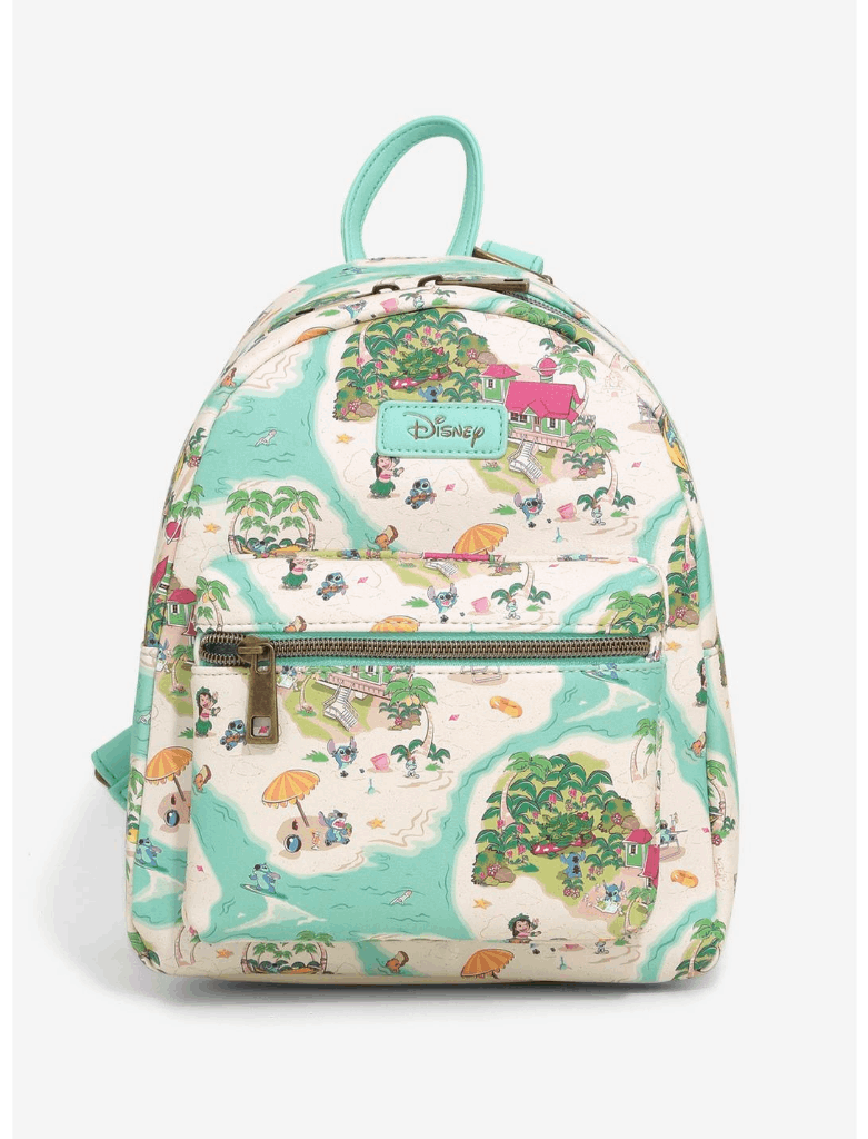 Loungefly x Disney Lilo & Stitch Island Map Mini Backpack | eBay