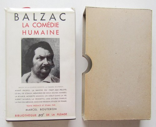 Honoré de Balzac La Comédie humaine Tome 1 - Edition La Pléiade | eBay